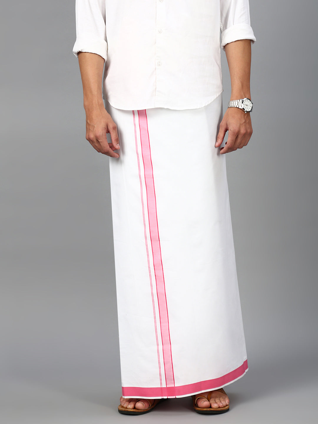 PREMIUM WHITE FANCY PINK BORDER – MY NANDU